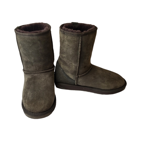 Emu | Shoes | Emu Australia Stinger Lo Chocolate Brown Sheepskin Boots ...